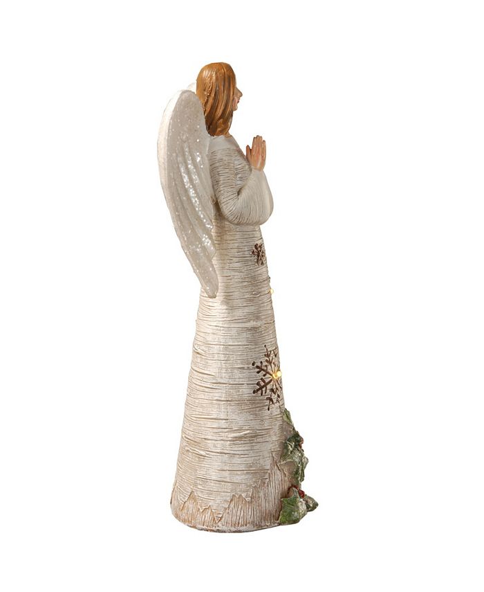National Tree Company National Tree 11.6" Polyresin Angel with LED ...