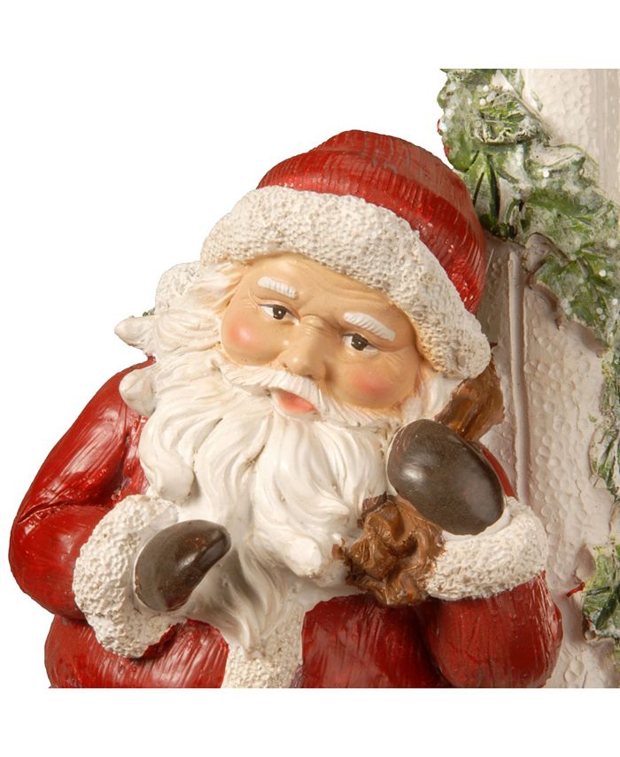 National Tree Company National Tree 17" Polyresin Santa Tower with ...
