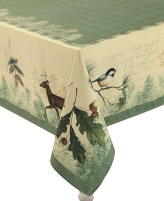 Laural Home Woodland Forest Tablecloth - 70"x 84" - Macy's