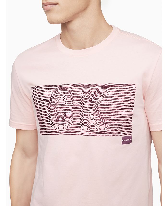 Calvin Klein Men's CK Stitch Logo Crewneck T-Shirt - Macy's