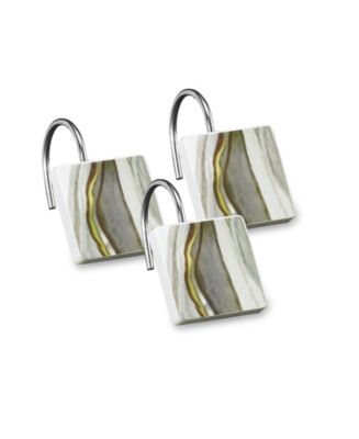 Shell Rummel Sand Stone Shower Hooks Set - Macy's