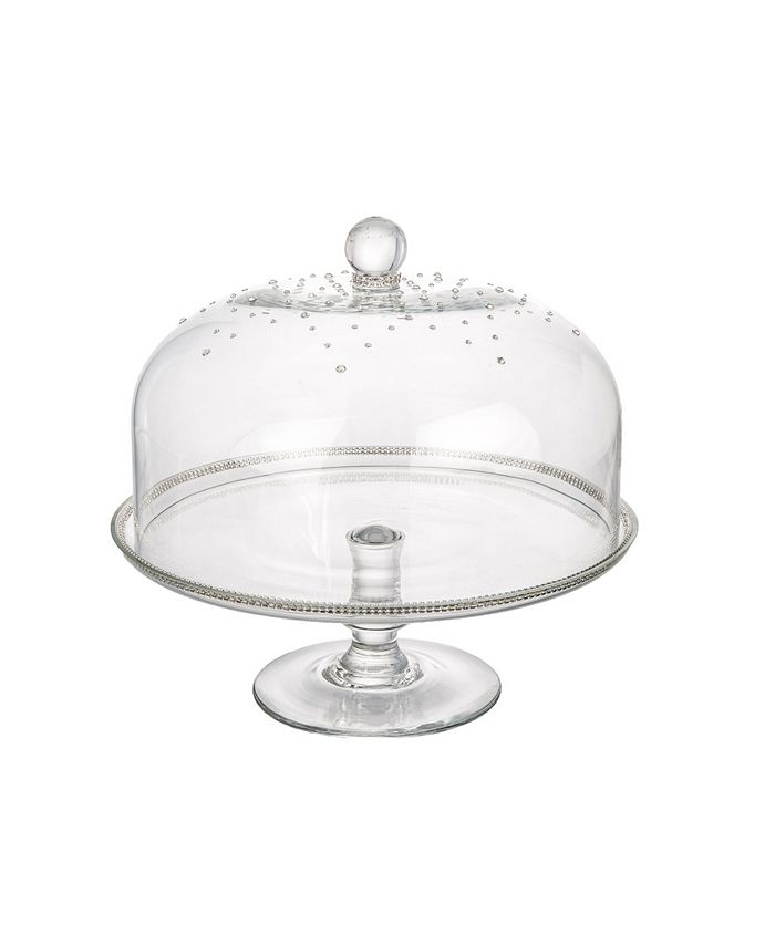 Classic Touch Cake Dome Stand Swarovski Crystal - Macy's