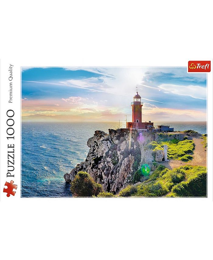 Trefl Jigsaw Puzzle The Melagavi Lighthouse Greece, 1000 Piece - Macy's
