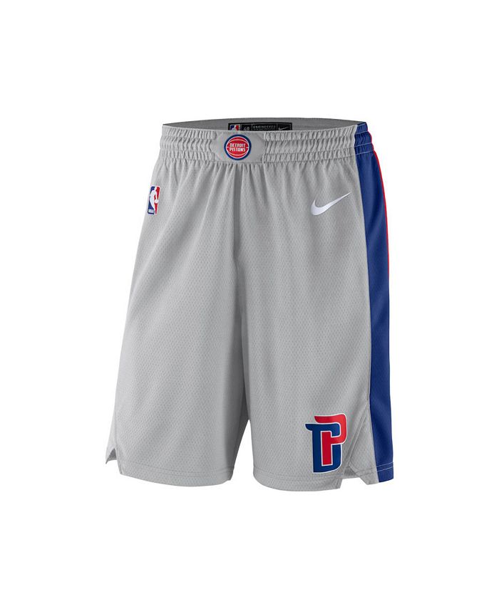 Jordan Men's Detroit Pistons Statement Swingman Shorts - Macy's