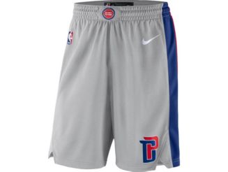 Jordan Men's Detroit Pistons Statement Swingman Shorts - Macy's