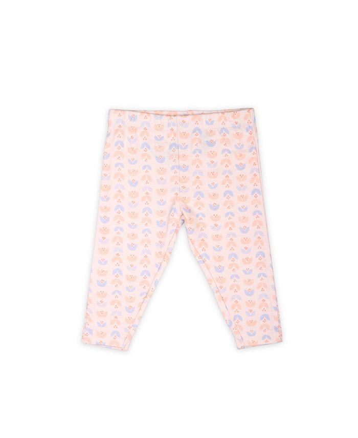 The Peanutshell Baby Girl 20 Piece Coral and Periwinkle Floral Pattern ...