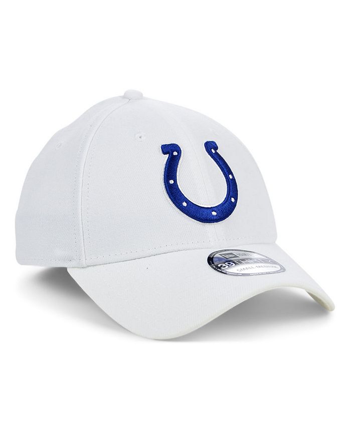 New Era Indianapolis Colts White Team Classic 39THIRTY Cap - Macy's