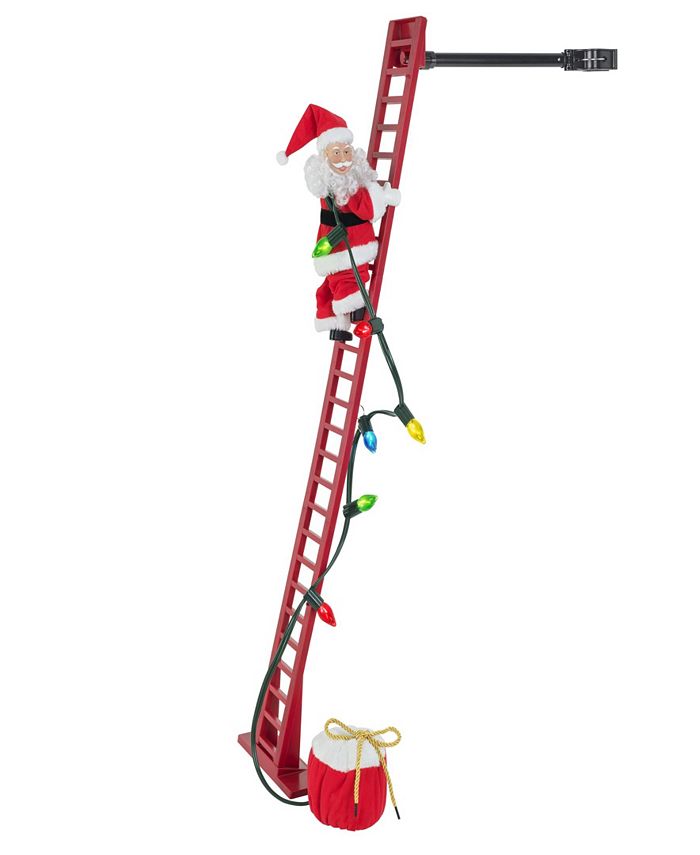 Mr. Christmas Super Climbing Santa, 40" - Macy's