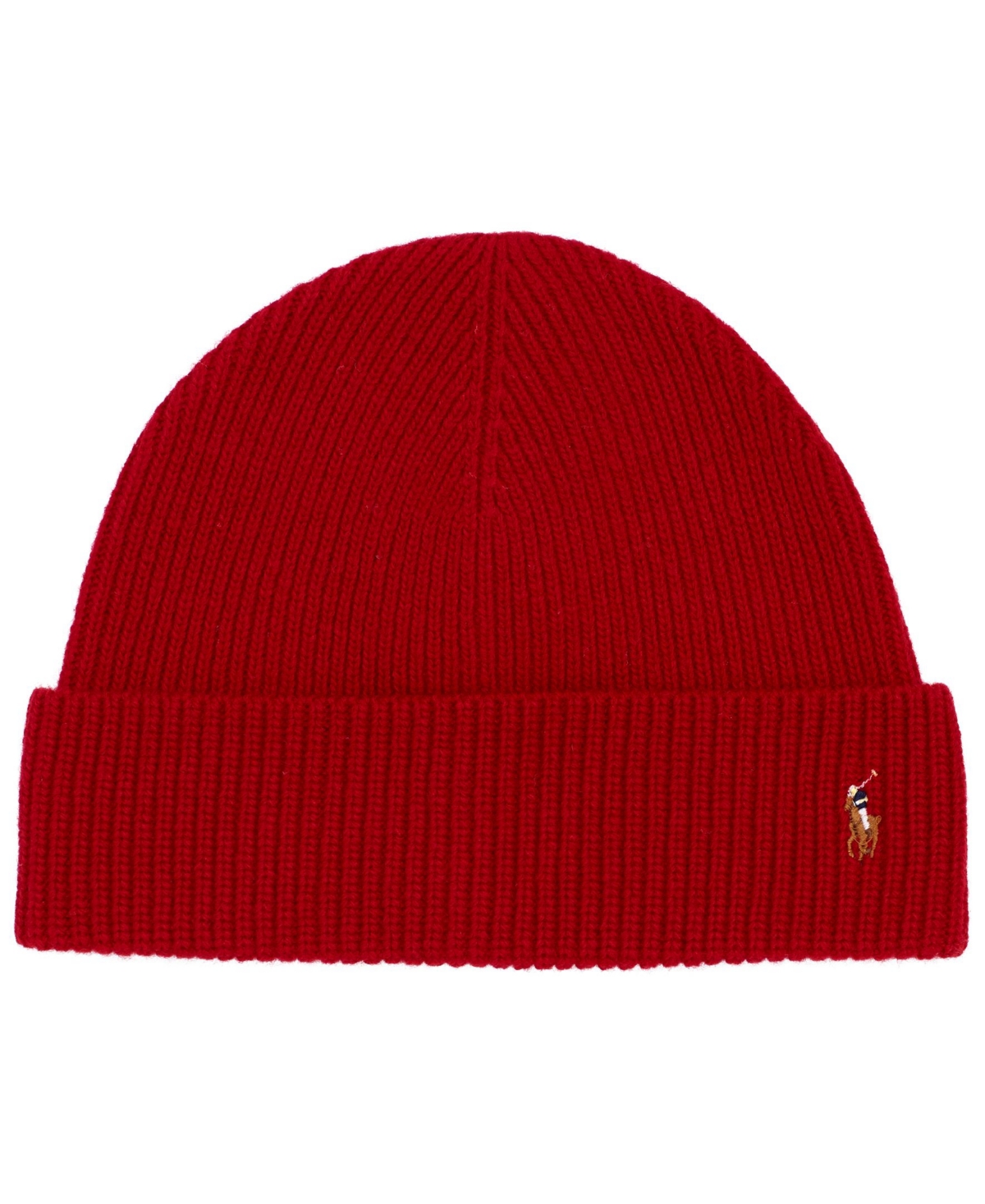 Click here for Polo Ralph Lauren Mens Signature Cuff Hat - Red prices