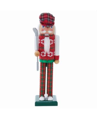 Kurt Adler 15" Golfer Nutcracker - Macy's