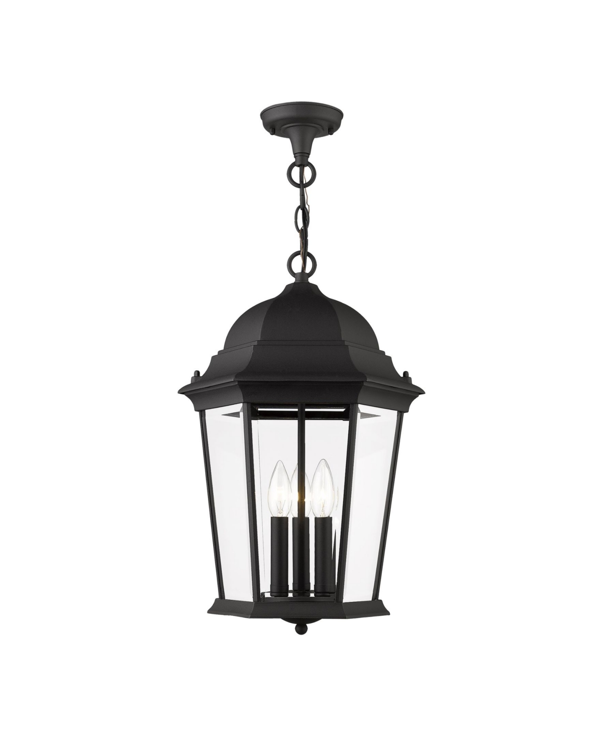 Click here for Hamilton 3 Lights Outdoor Pendant Lantern - Black prices
