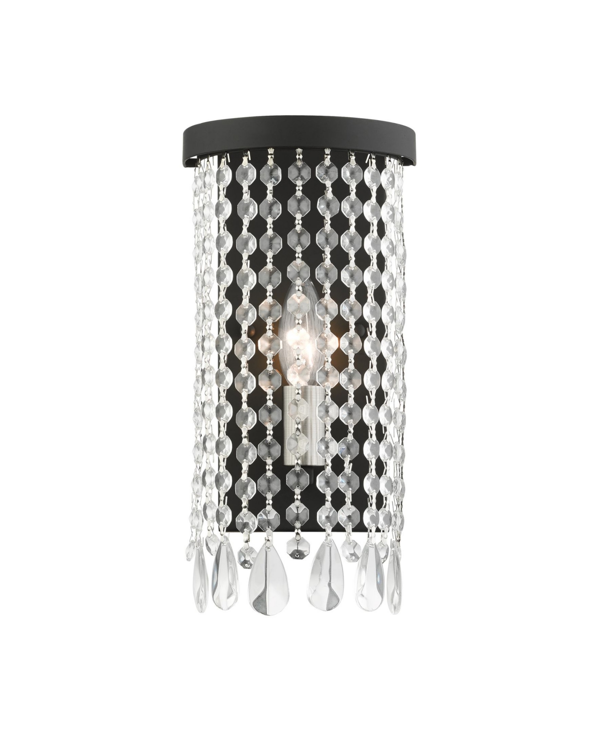 Click here for Elizabeth 1 Light Sconce - Black prices
