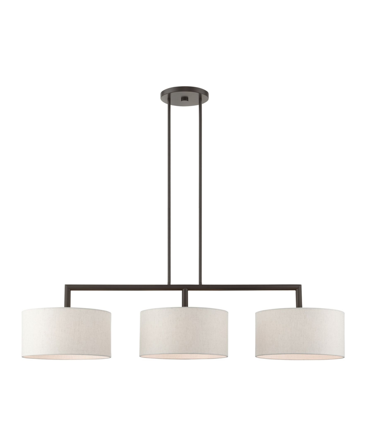 Click here for Meridian 3 Lights Linear Chandelier - Dark Brown prices