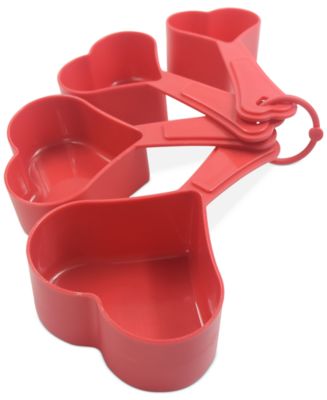 Martha Stewart Collection Heart Measuring Cups, Created for Macy's - Macy's