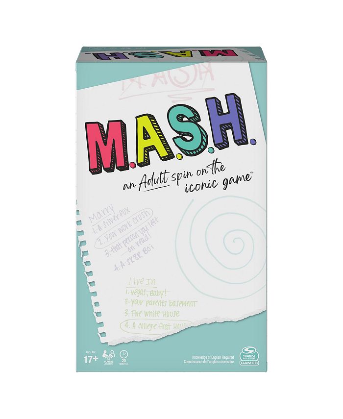 Spin Master Toys & Games Spin master Games MASH, Fortune Telling Adult ...