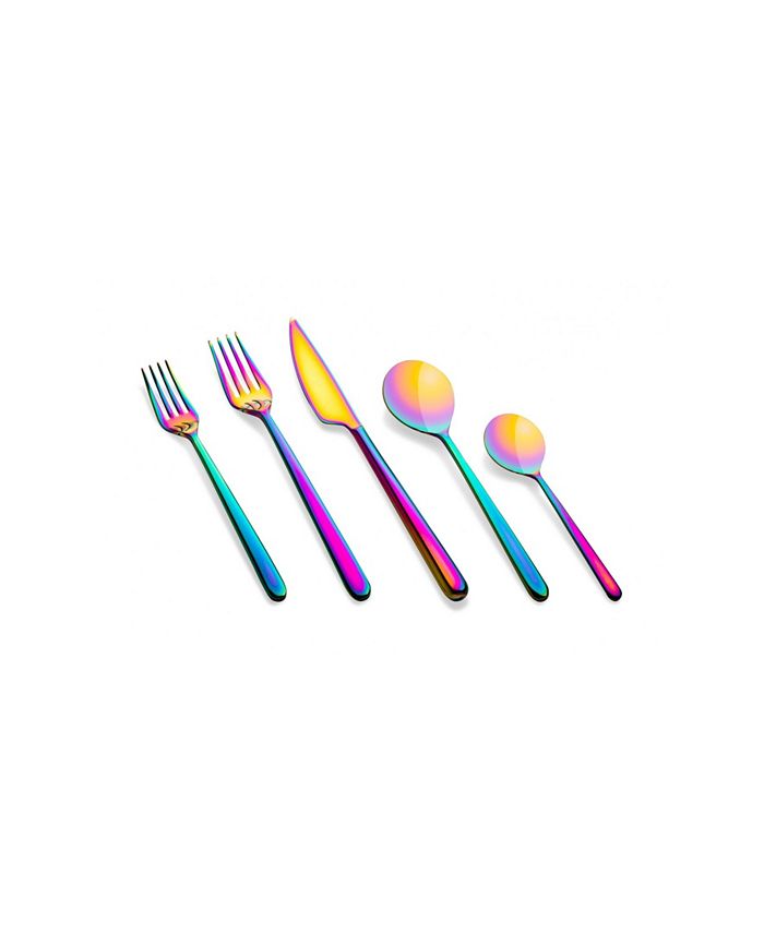 Mepra Linea Flatware Set, 20 Pieces - Macy's