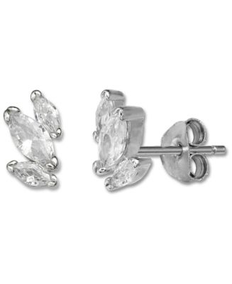 Giani Bernini Cubic Zirconia Ear Climbers in Sterling Silver, Created ...