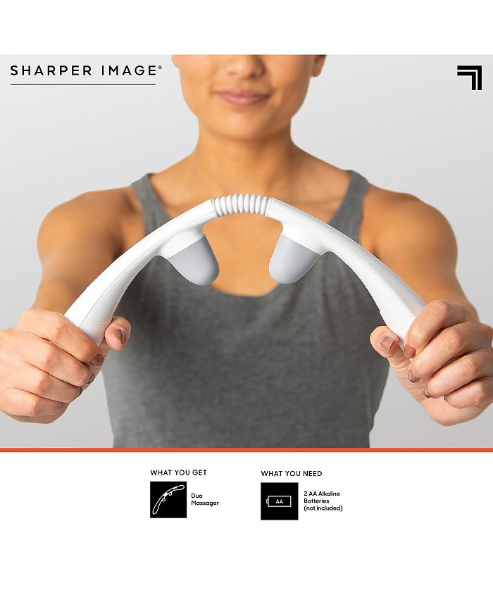 Sharper Image Massager Duo Compression with Dual-Node Vibration - Macy's