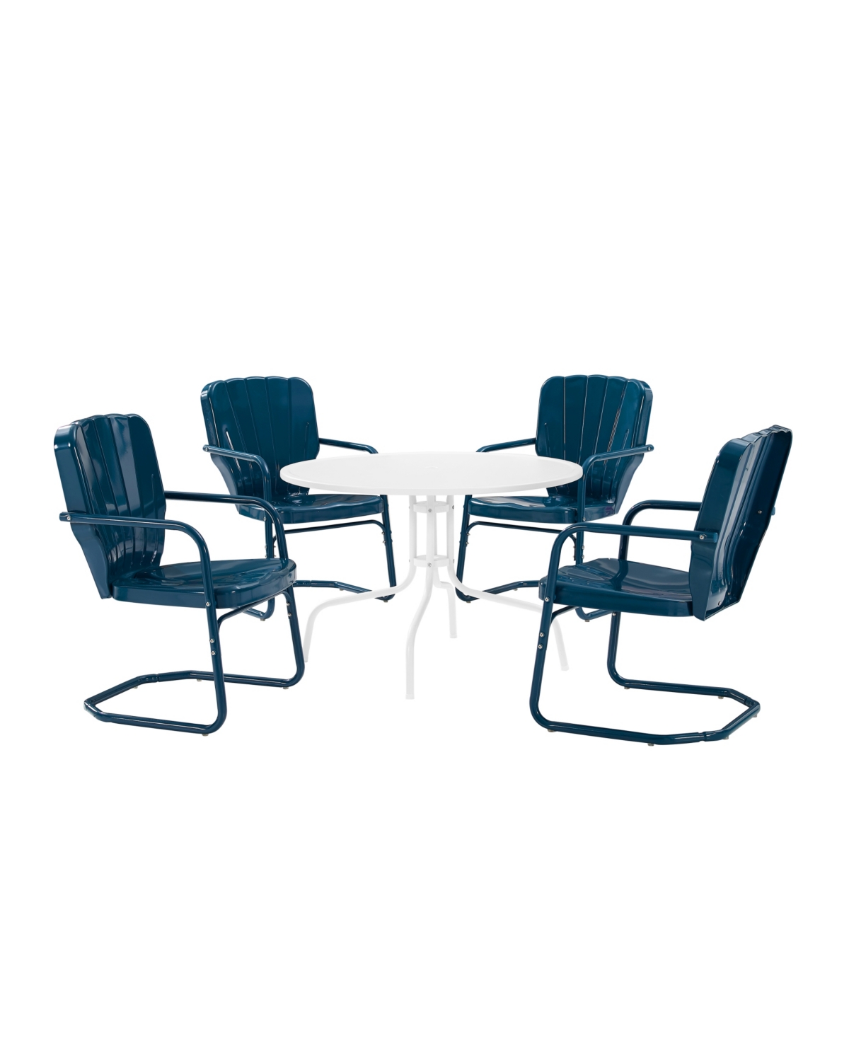 Click here for Ridgeland 5 Piece Outdoor Dining Set - Navy prices