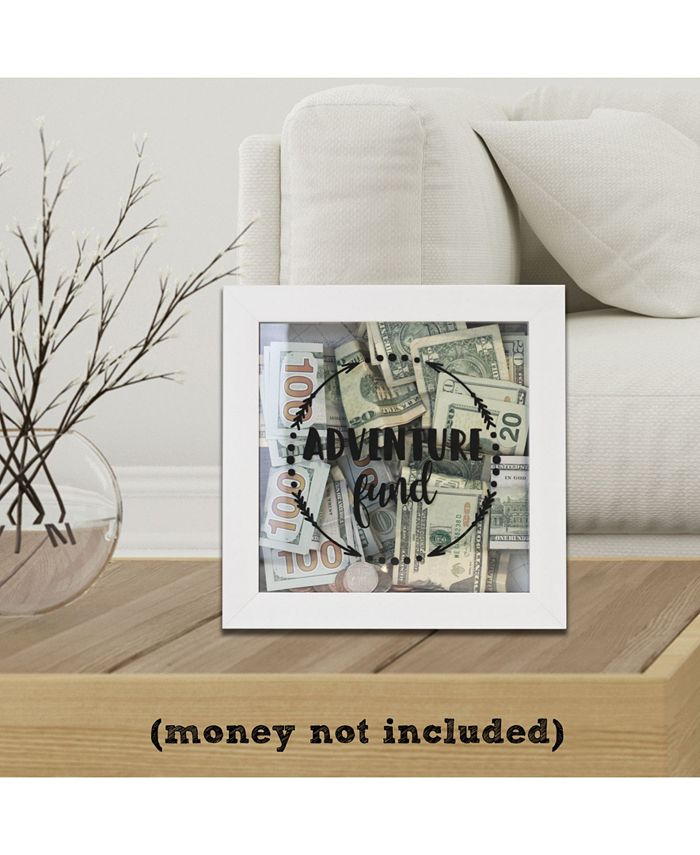 Lawrence Frames Adventure Fund Black Shadow Box, 8" x 8" - Macy's