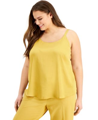 Bar III Trendy Plus Size Tank Top, Created for Macy's - Macy's