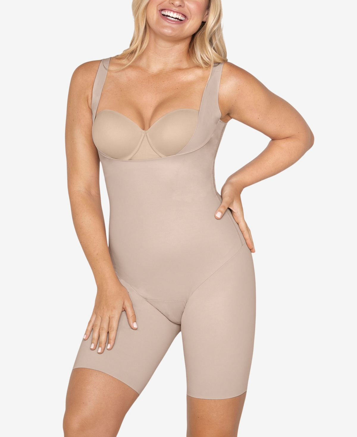 Click here for Leonisa Womens Undetectable Step-In Mid-Thigh Body... prices