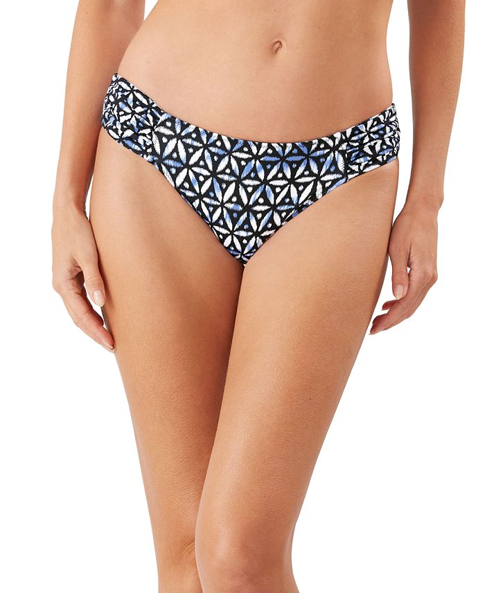 Tommy Bahama Zebra Reversible Side Shirred Hipster Bikini Bottoms Macys