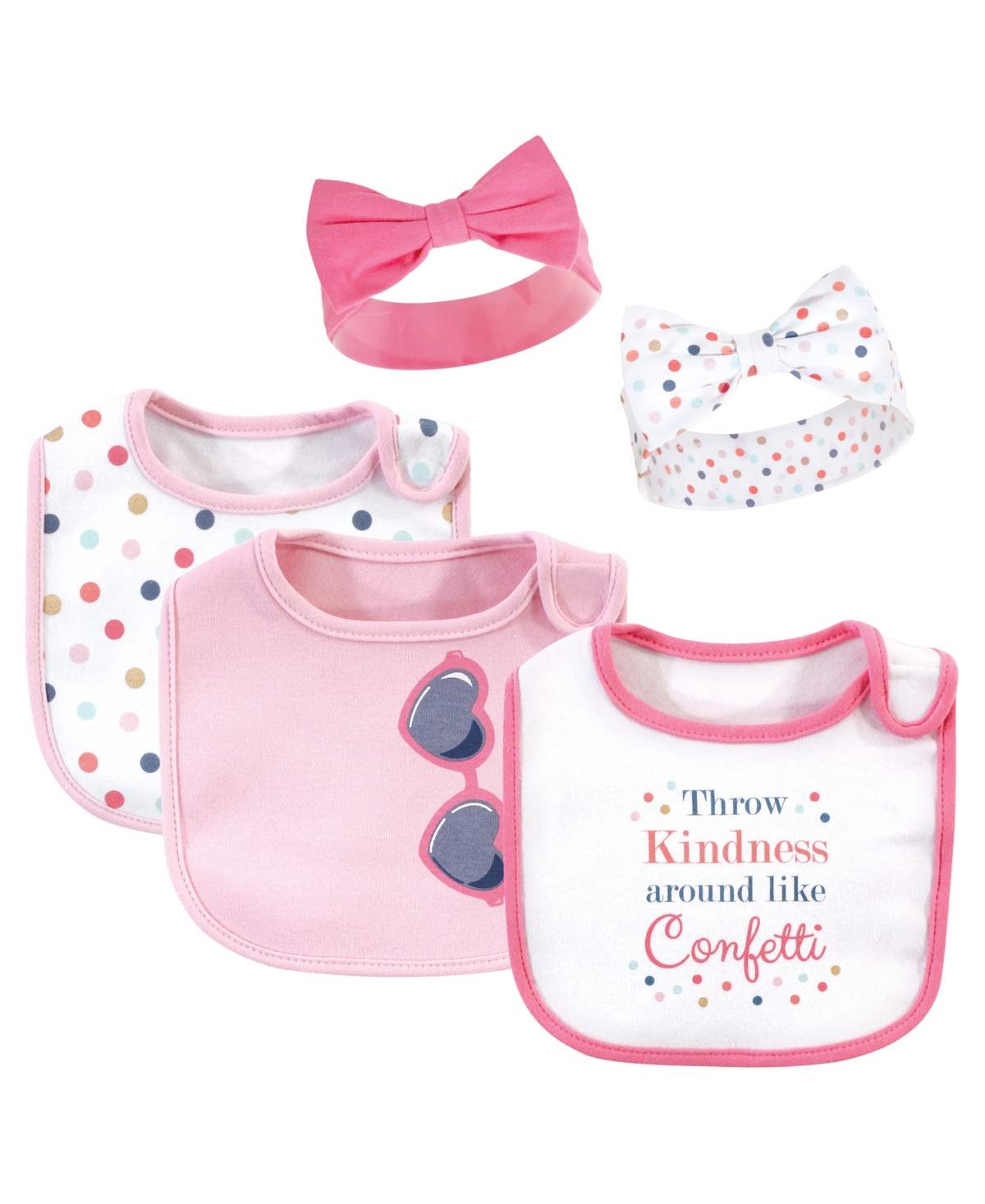 Click here for Little Treasure Girls Cotton Bib and Headband Set... prices