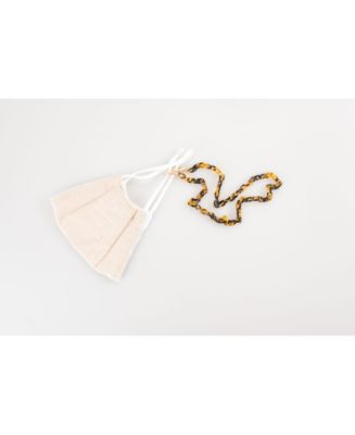 Violet & Brooks Bianca Face Mask Chain, Brown - Macy's