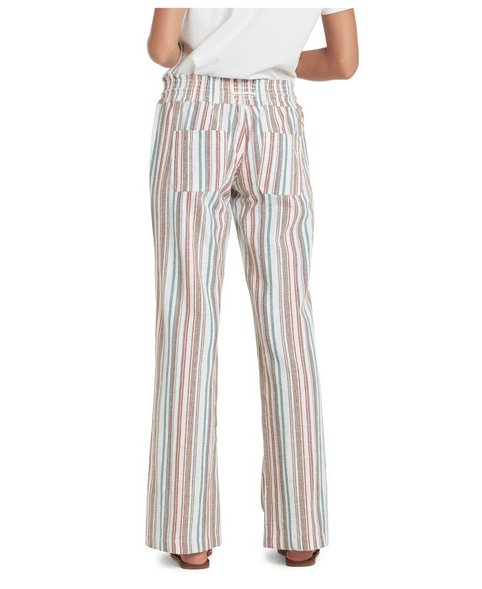 Roxy Women's Yarn Dyed Multi Oceanside Pant - Macy's