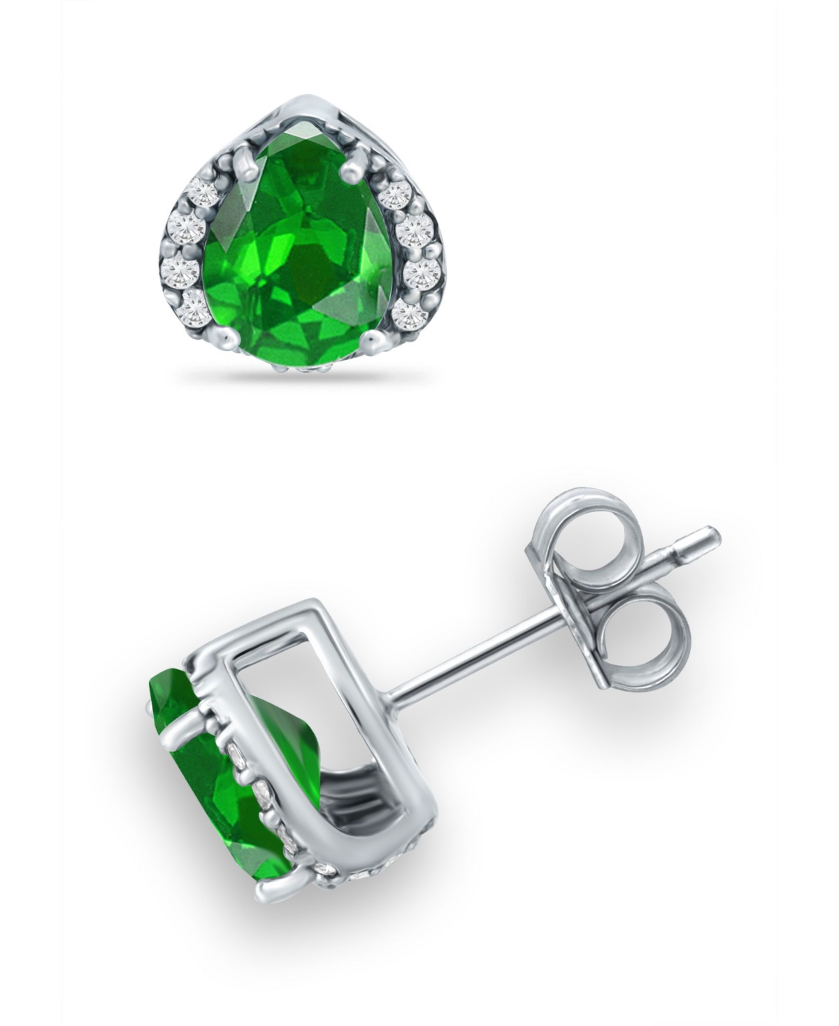 Click here for Giani Bernini Created Green Quartz and Cubic Zirco... prices