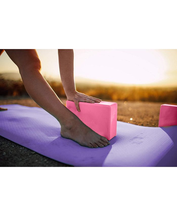 Sol Living Yoga Block, Pack of 2 - Macy's