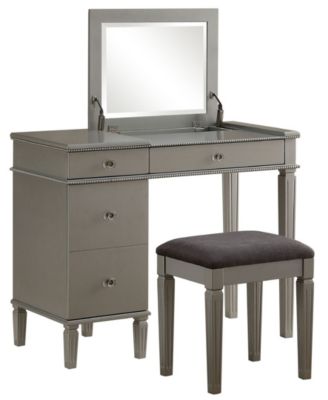 Linon Home Décor Haskell Vanity Set - Macy's