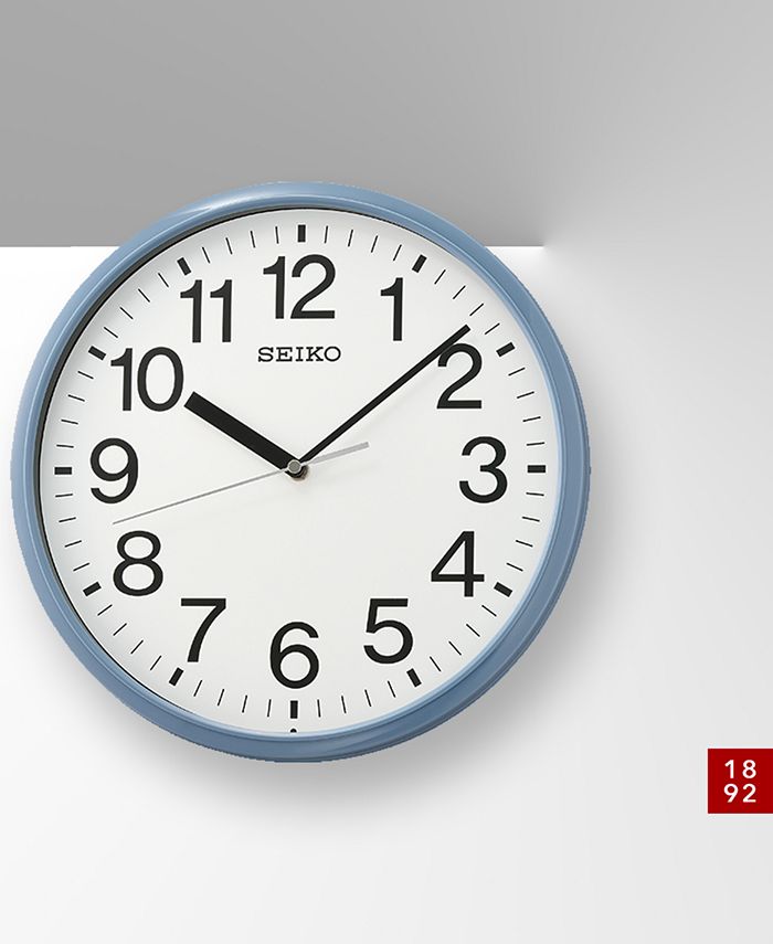Seiko Classic Light Blue Office Clock - Macy's