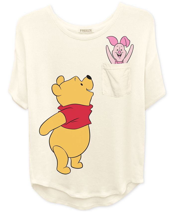 Disney Juniors' Pooh Pocket T-Shirt - Macy's