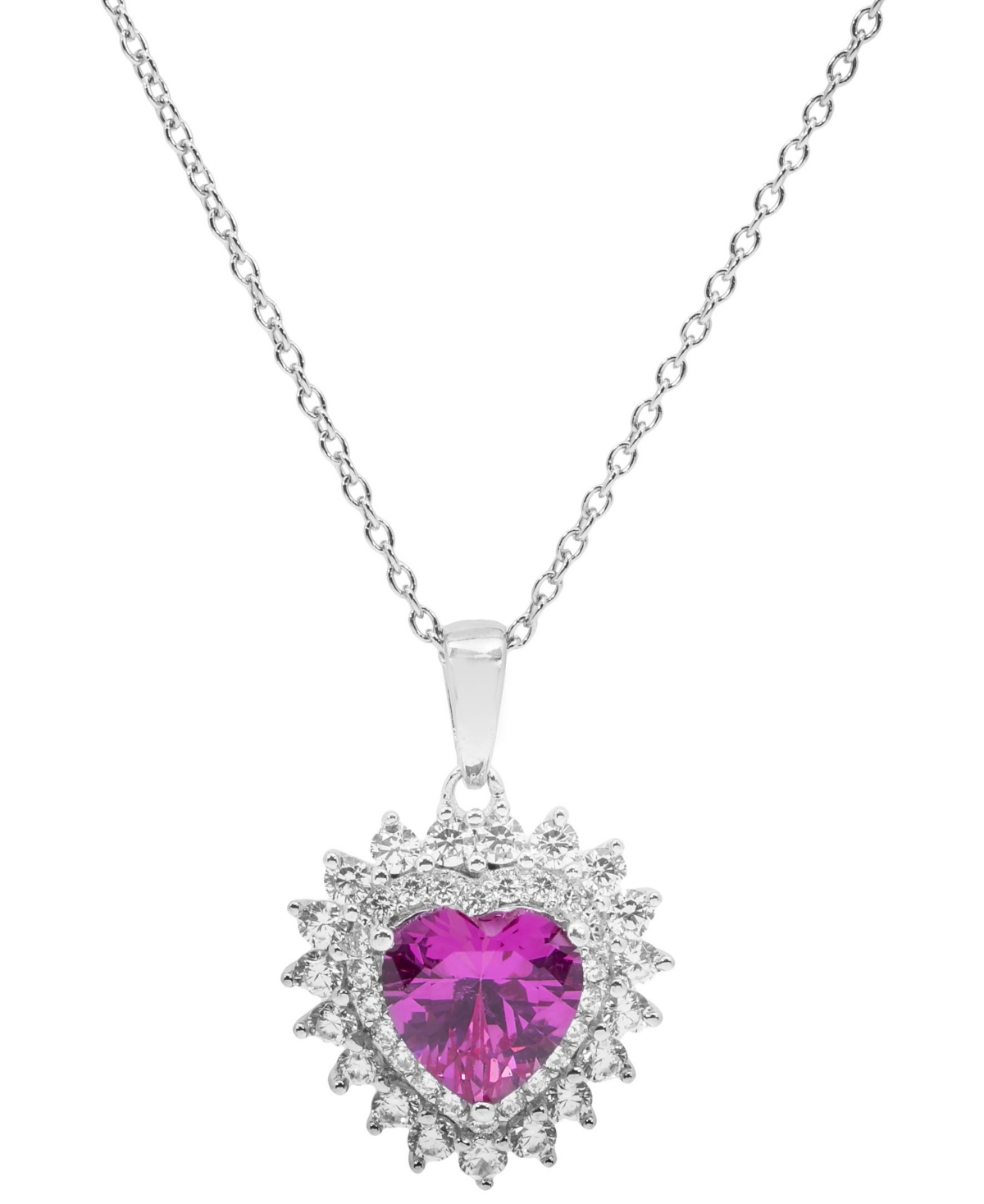 Click here for Womens Heart Pendant Necklace in Sterling Silver -... prices