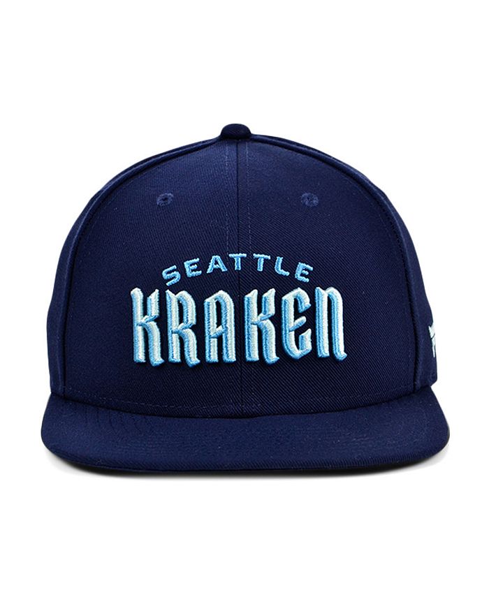 Authentic NHL Headwear Seattle Kraken Core Snapback Cap - Macy's