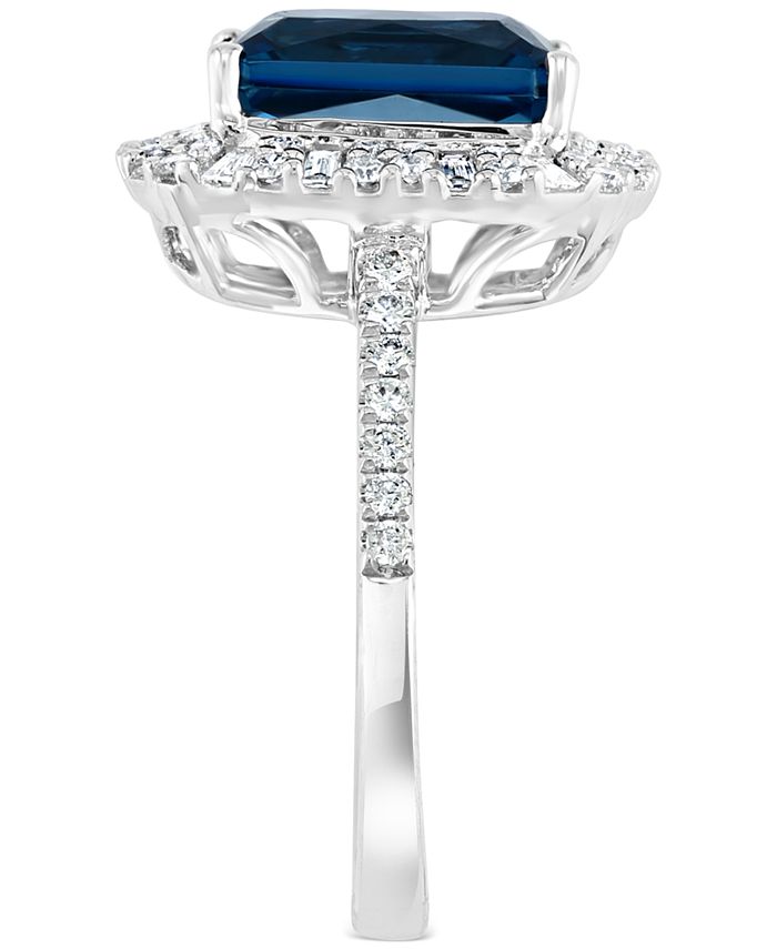 EFFY Collection EFFY® London Blue Topaz (4-1/10 ct. t.w.) & Diamond (1/ ...