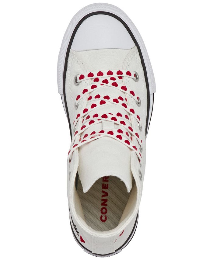 Converse Little Girls Valentine's Day Chuck Taylor All Star High Top ...