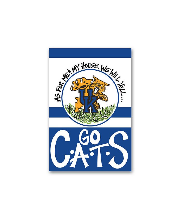 Lids Magnolia Lane Kentucky Wildcats House Garden Flag, 12" x 18" - Macy's