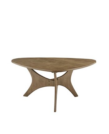 INK+IVY Blaze Triangle Wood Coffee Table - Macy's