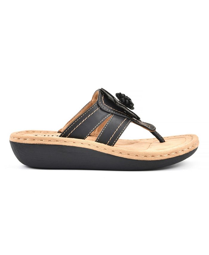 Cliffs by White Mountain Carnation Comfort Thong Sandals & Reviews ...