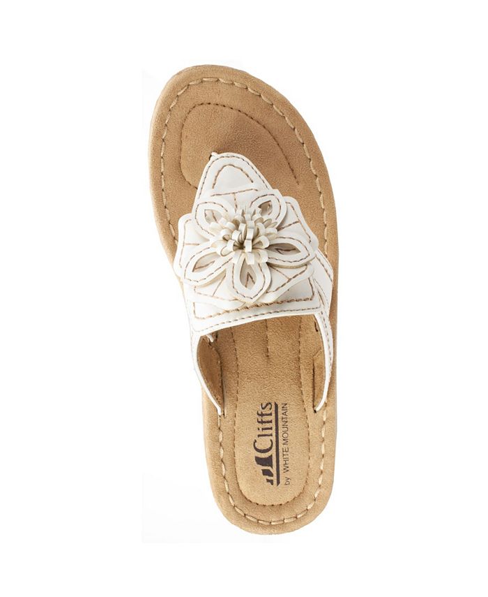 Cliffs by White Mountain Carnation Comfort Thong Sandals - Macy's