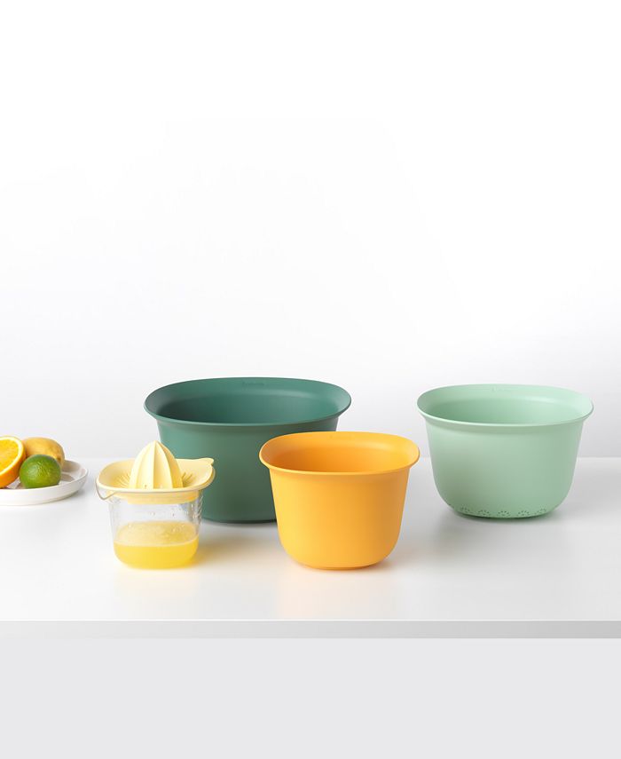 Brabantia Mixing Bowl Set with Colander & Juicer - Macy's
