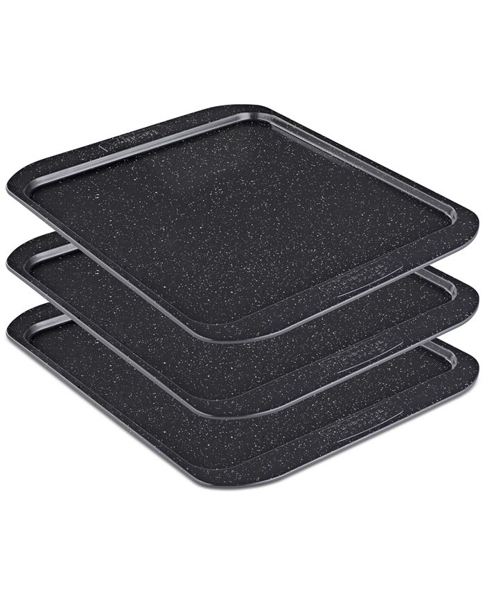 Prestige Stone Quartz 12" Nonstick Square Baking Sheets, Set of 3 - Macy's