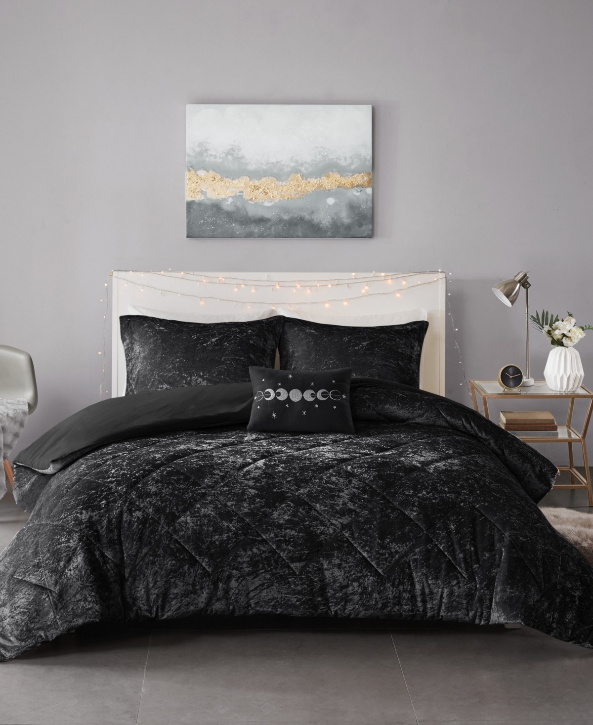 Click here for Intelligent Design Felicia Velvet 3-Pc. Duvet Cove... prices