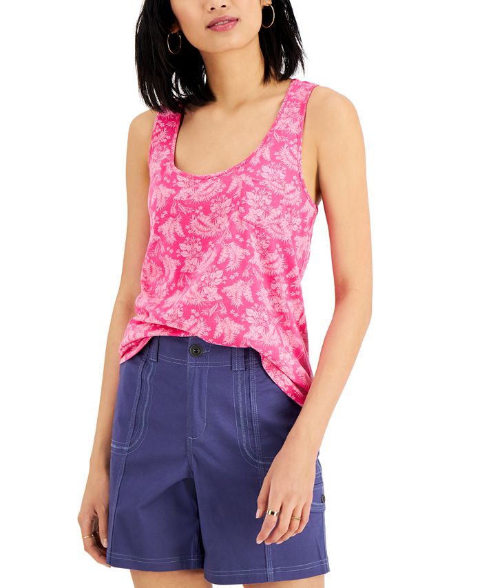 Style & Co Petite Printed Tank Top, Created for Macy's - Macy's