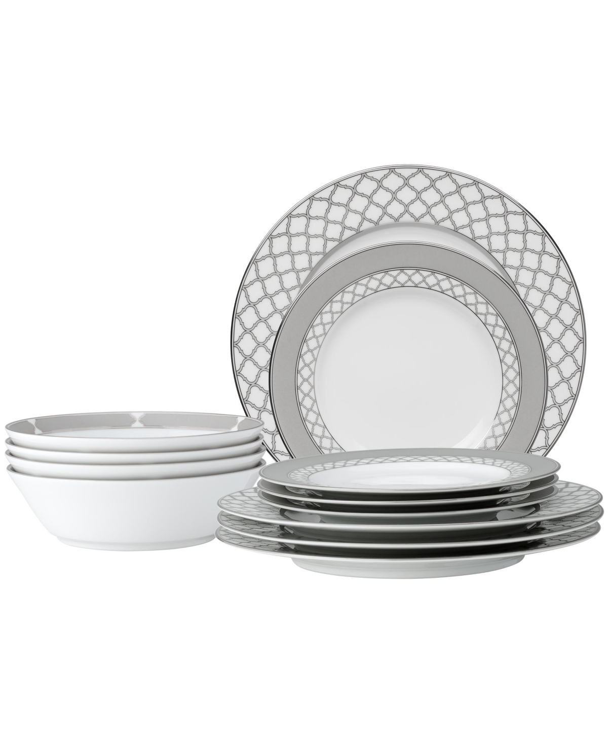 Click here for Noritake Eternal Palace 12 Pc Dinnerware Set - Whi... prices