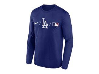 Nike Men's Los Angeles Dodgers Legend Team Issue Long Sleeve T-Shirt ...