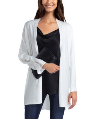 Women's Lace Mix Sweater Cardigan - Macy's